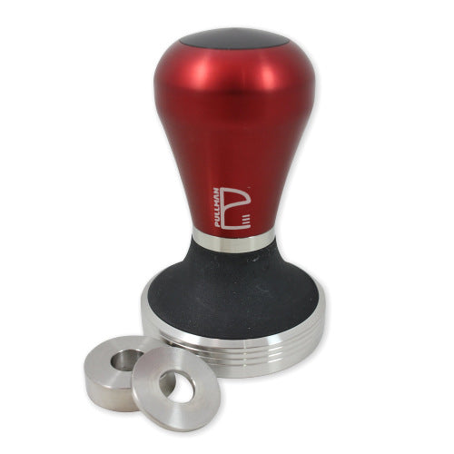 Pullman Coffee Tamper, Barista - Burgundy Red Flat 58mm — Barista Warehouse